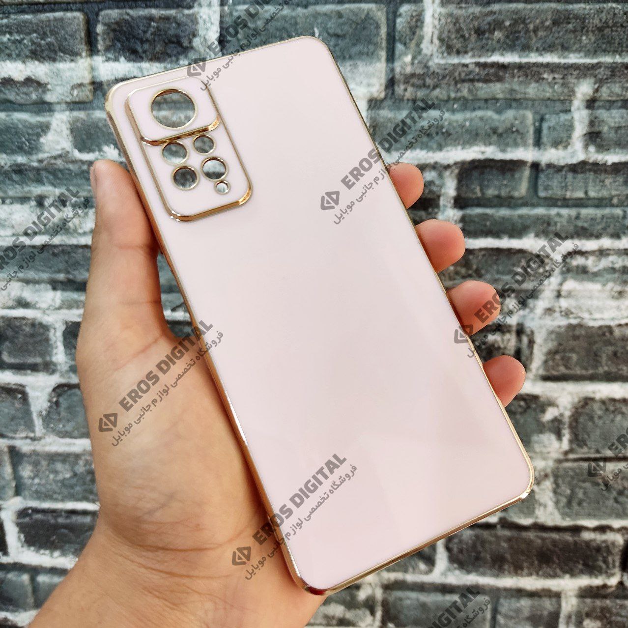 قاب مای کیس شیائومی Note 11 Pro دور طلایی الکتروپلیتینگ