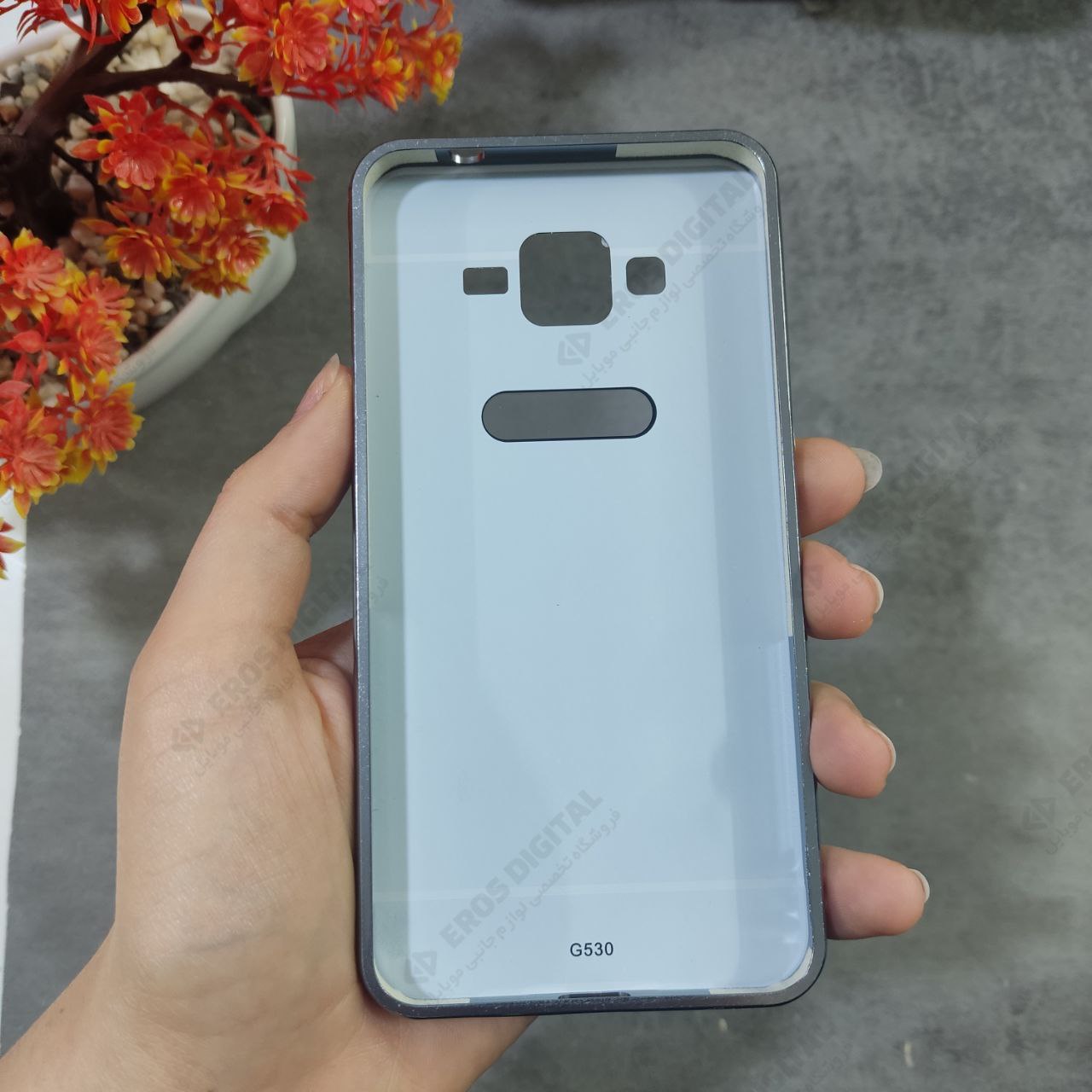 قاب گوشی Samsung Galaxy Grand Prime (G530) مدل آینه ای نگین دار